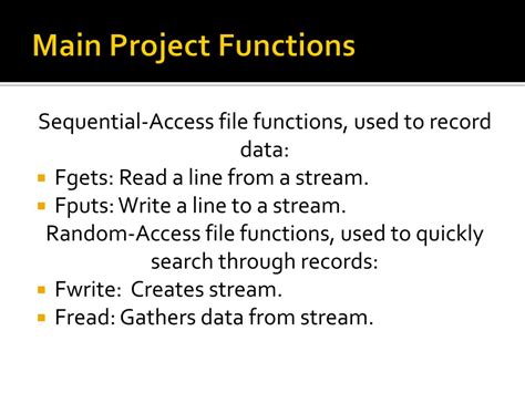 Ppt Group 2 Presentation Fread And Fwrite Fgets And Fputs Powerpoint