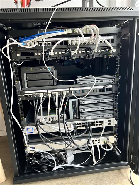 first homelab cabinet i need some ideas on cabling r homelab