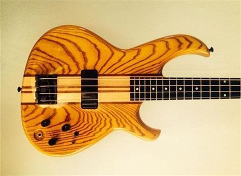 Aria Pro Bass Guitar With Zebra Stripes
