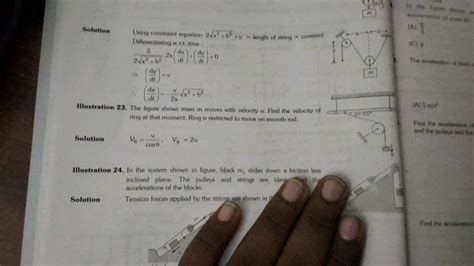 Solution Using Constraint Equation 2√x By Length Of String Constant Diffe