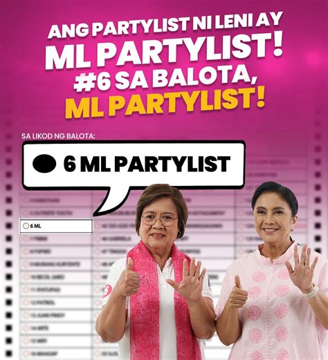 What's Up, Warays? - #6 ML Partylist, ang partylist ni Manay Leila de Lima. Tuloy ang laban ng ...