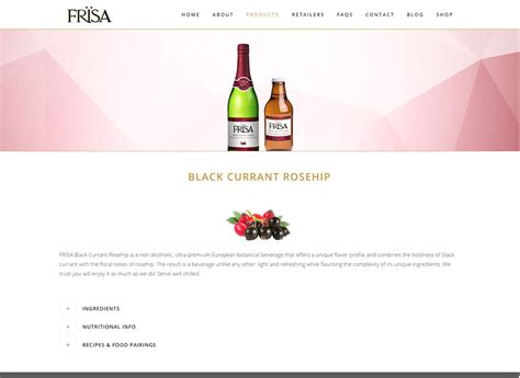 Frisa Beverages ©2023 Ben Rothman Web Developer