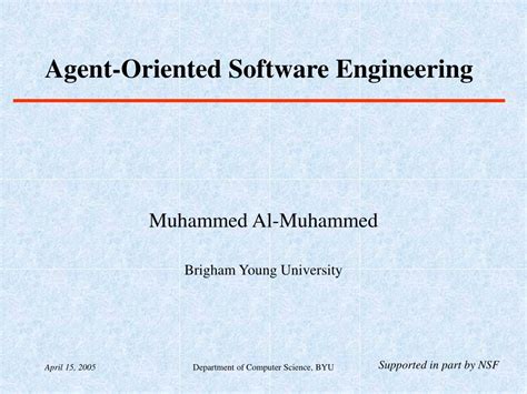 Ppt Agent Oriented Software Engineering Powerpoint Presentation Free