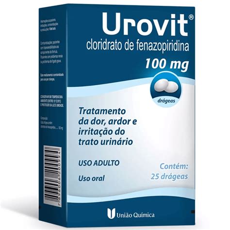 Urovit 100mg Com 25 Comprimidos Drogaleste