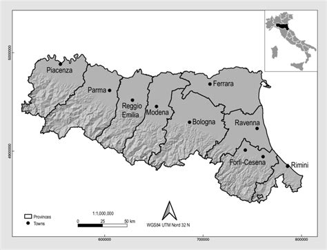 Map Of The Study Area Download Scientific Diagram