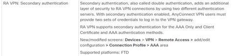 Solved Cisco Anyconnect Dual Authentication Setup Cisco Community