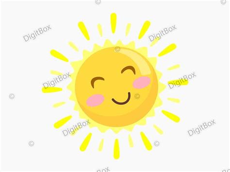 دانلود عکس خورشید کارتونی دیجیت باکس Digitbox