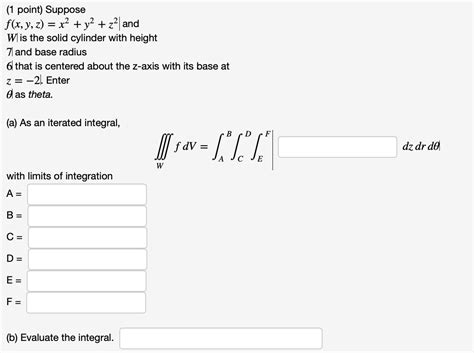 Solved Point Suppose F X Y Z X Y Z And W Is Chegg