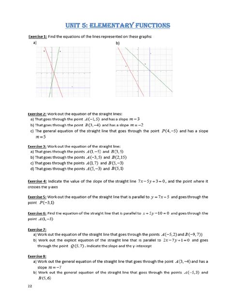 4elementary Functions Exercises Pdf
