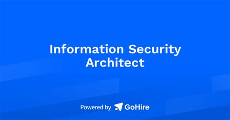 Information Security Architect At Forhyre Jobs At Forhyre