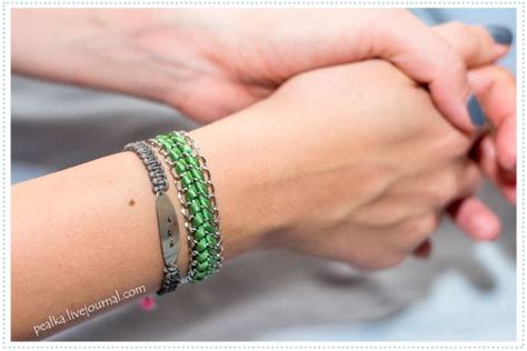 Боремся с осенней хандрой МК браслет из шнурка и цепочки Rope Bracelet Mens Bracelet