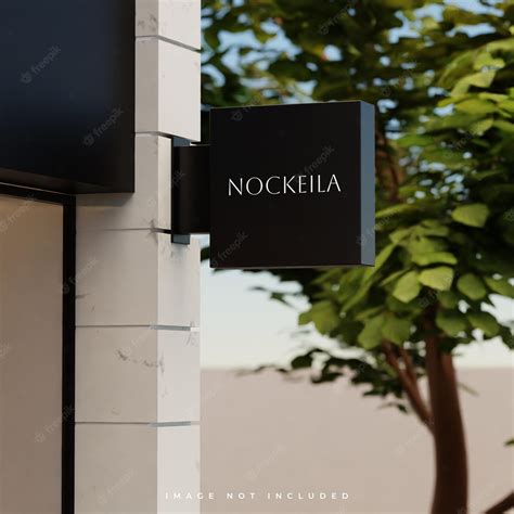 서명 로고 모형 프리미엄 Psd 파일