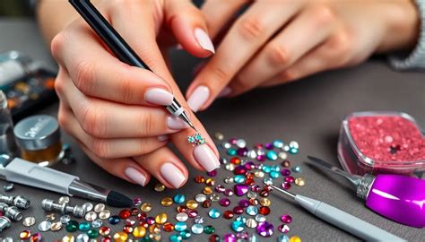 50 Stunning Nail Gem Ideas To Transform Your Manicure Diy And Pro Tips Included Nailiri