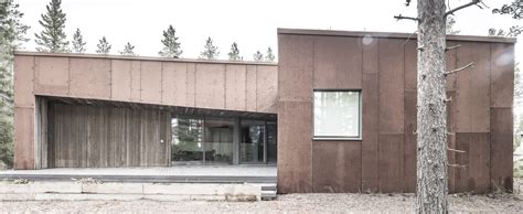Alt Arkkitehdit Covers Woodland House In Finland In Corten Steel