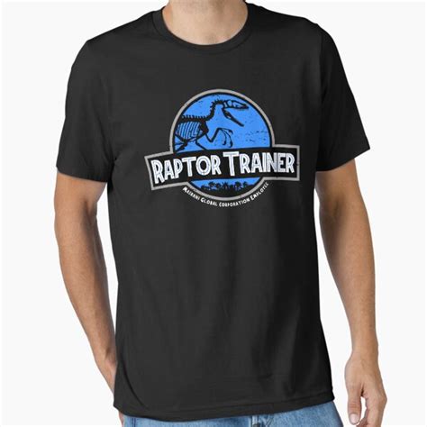 Jurassic World Raptor Trainer Essential T Shirt For Sale By Adho1982