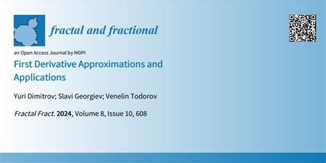 First Derivative Approximations And Applications Fractal And Fractional Mdpi