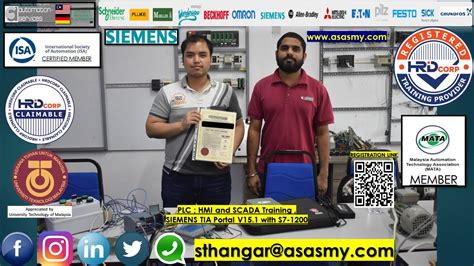 Plc Hmi Scada Training In Siemens Tia Portal V151 Software With S7 1200 Plc Hardware And