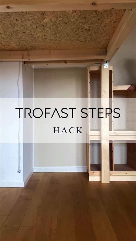 Trofast Steps Creative And Functional Platform Bed