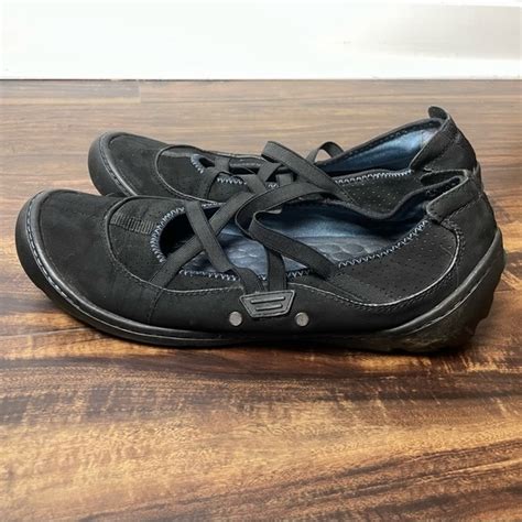 Privo Shoes Privo Clarks Black Suede Leather Athletic Comfort Shoe