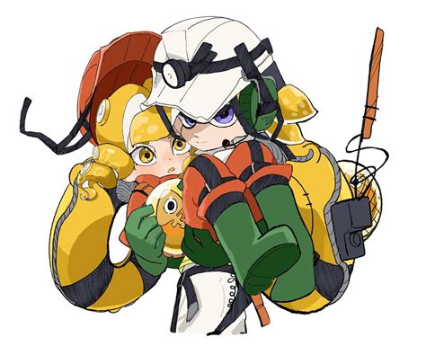 Inkling Player Character Octoling Player Character Inkling Boy And Octoling Girl Splatoon