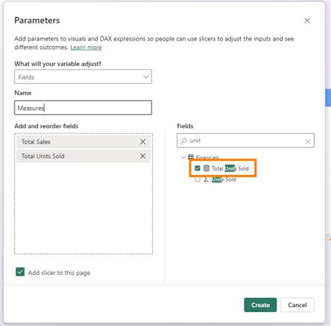 Power Bi And Parameter Fields The Data School