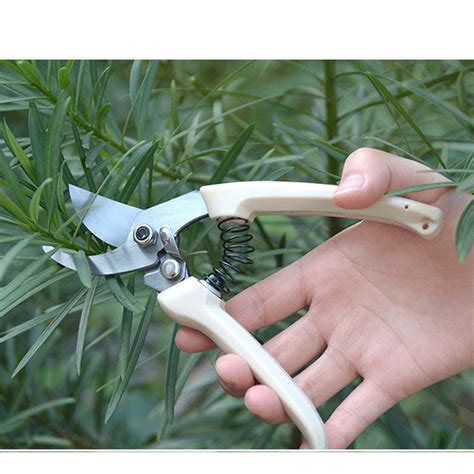 Stainless Steel Garden Pruning Sharpening Hand Pruner Snip Grass Flower