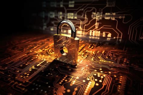 Digital Security And Encription Premium Ai Generated Image