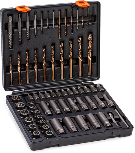 65 Pieces Easy Out Screw Extractor Set W6190 Thinkwork