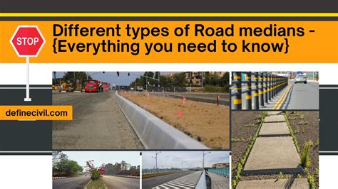 Median In A Road Types Of Medians Raised Flushed Depressed Pdf