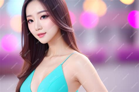 Premium Ai Image Sexy And Beautiful Oriental Woman