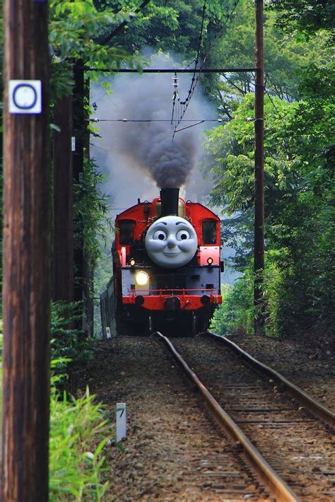 Picture Of The Day Real Life Thomas The Tank Engine Spotted In Japan