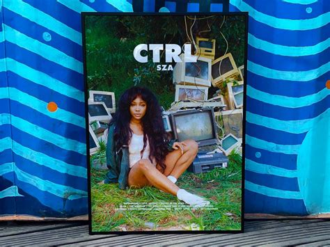 Ctrl Sza Album Cover Poster Perfect T For Music Etsy