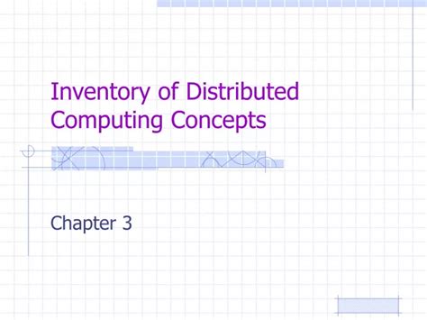 ppt inventory of distributed computing concepts powerpoint