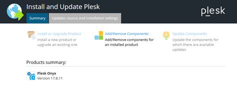 How To Install Uninstall Plesk Components Linuxhub Your Gateway