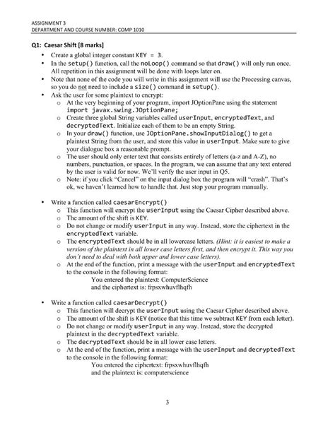 Assignment 3 Strings Chars And Loops Units 1 13