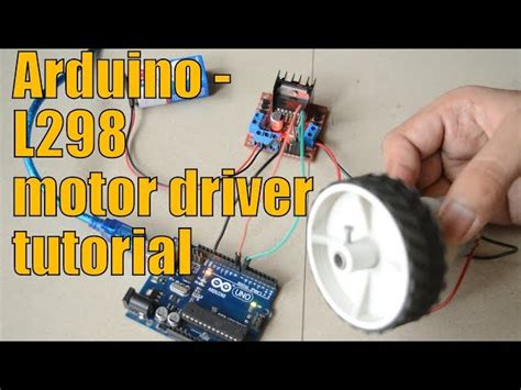 l298 dc motor driver arduino
