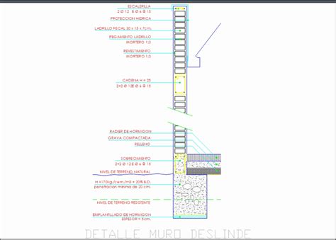 Boundary Wall In Autocad Cad Download 30 44 Kb Bibliocad