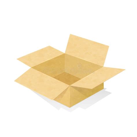 Empty Cardboard Box Stock Vector Illustration Of Empty 90997018