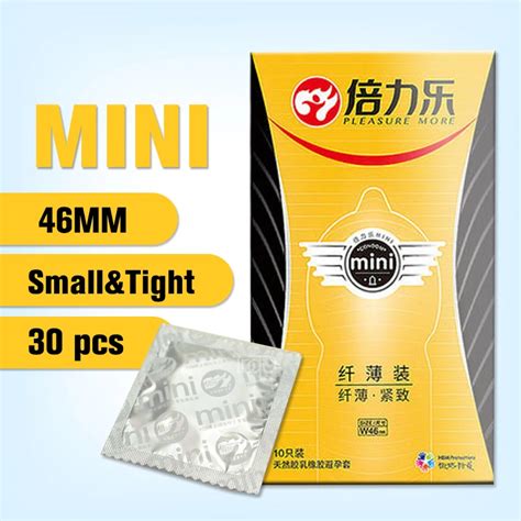 Aliexpress Com Buy 30Pcs Lot Small Size Condoms Width 46MM Mini Condoms Ultra Tight Condom Sex