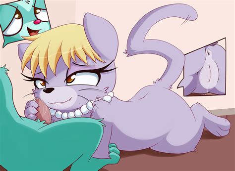 Rule 34 2015 Anus Balls Blonde Hair Blue Fur Brown Eyes Cat Feline