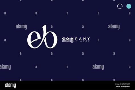 Eb Alphabet Letters Initials Monogram Logo Stock Vector Image And Art Alamy