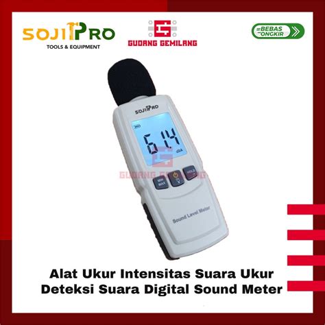 Jual Alat Ukur Kebisingan Suara Decibel Digital Sound Noise Meter Sojipro Shopee Indonesia