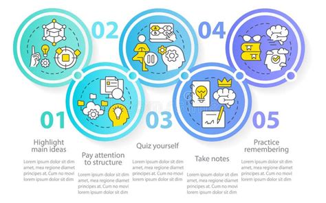 Learning And Memorizing Techniques Circle Infographic Template Stock