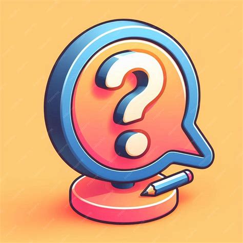 speech bubble with question mark faq support help concept 3d vector