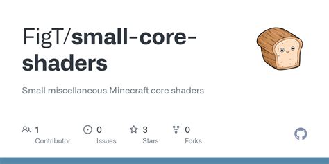 github figt small core shaders small miscellaneous minecraft core
