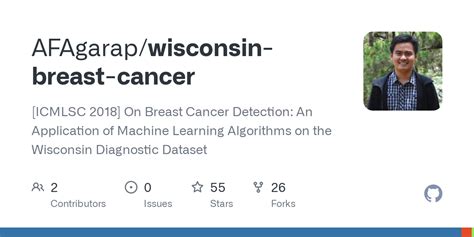 Github Afagarapwisconsin Breast Cancer Icmlsc 2018 On Breast Cancer Detection An
