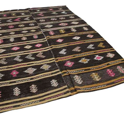 K0047958 Vintage Anatolian Kilim Rug 6 4 X 9 2 76 X 110