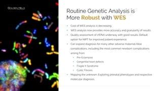 Prenatal Genetic Screening With VarSeq PPTX Pregnancy Reproductive Health