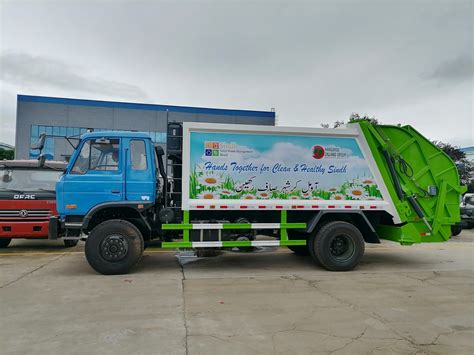 Dongfeng 10cbm Garbage Compactor Trucks Rear Refuse Collector Truck