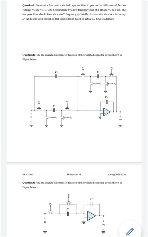 Switched Capacitor Filter Circuit Diagram Circuit Diagram